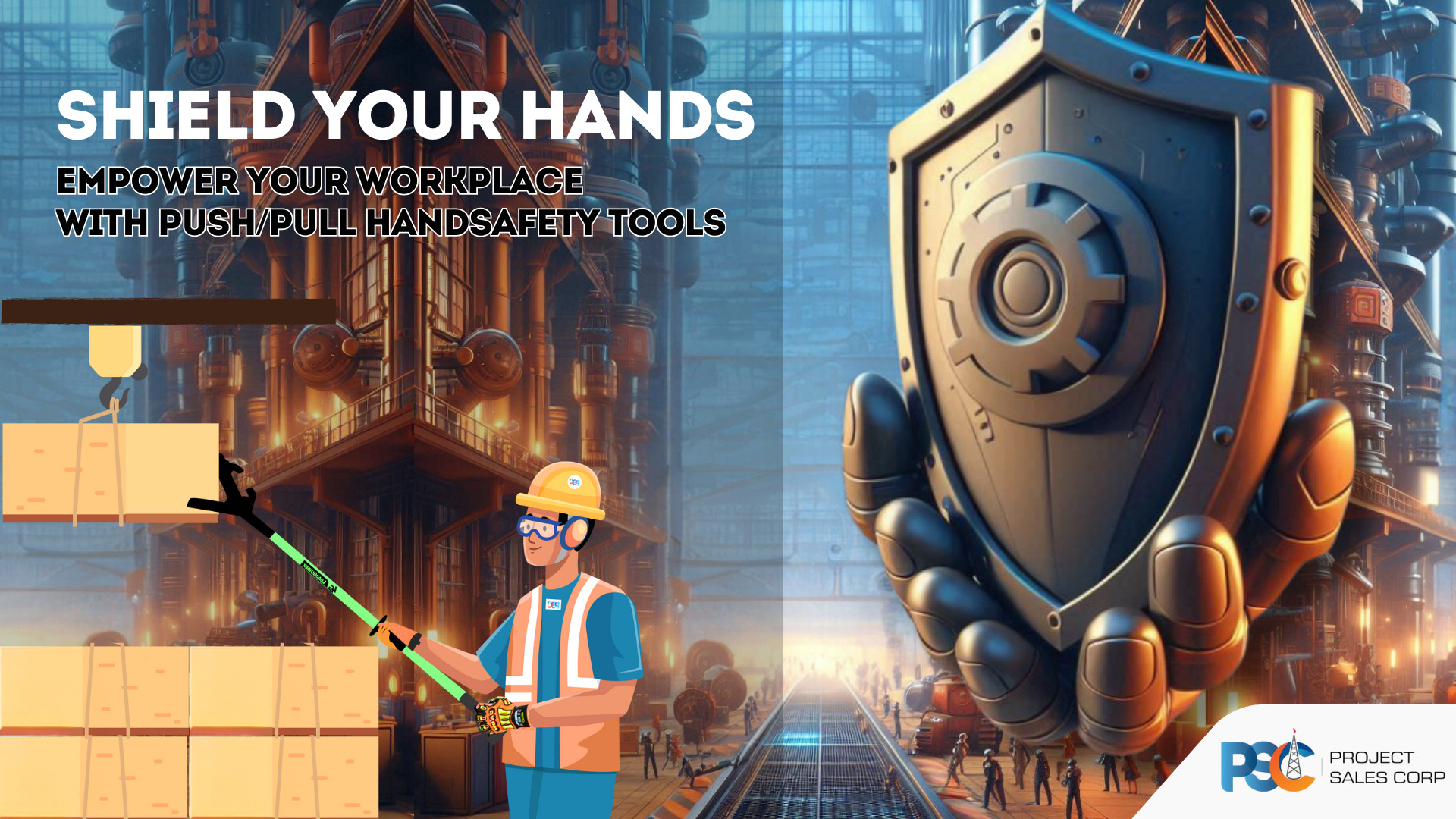 Shield Your Hands: Empower Your Workplace with Push/Pull Handsafety tools