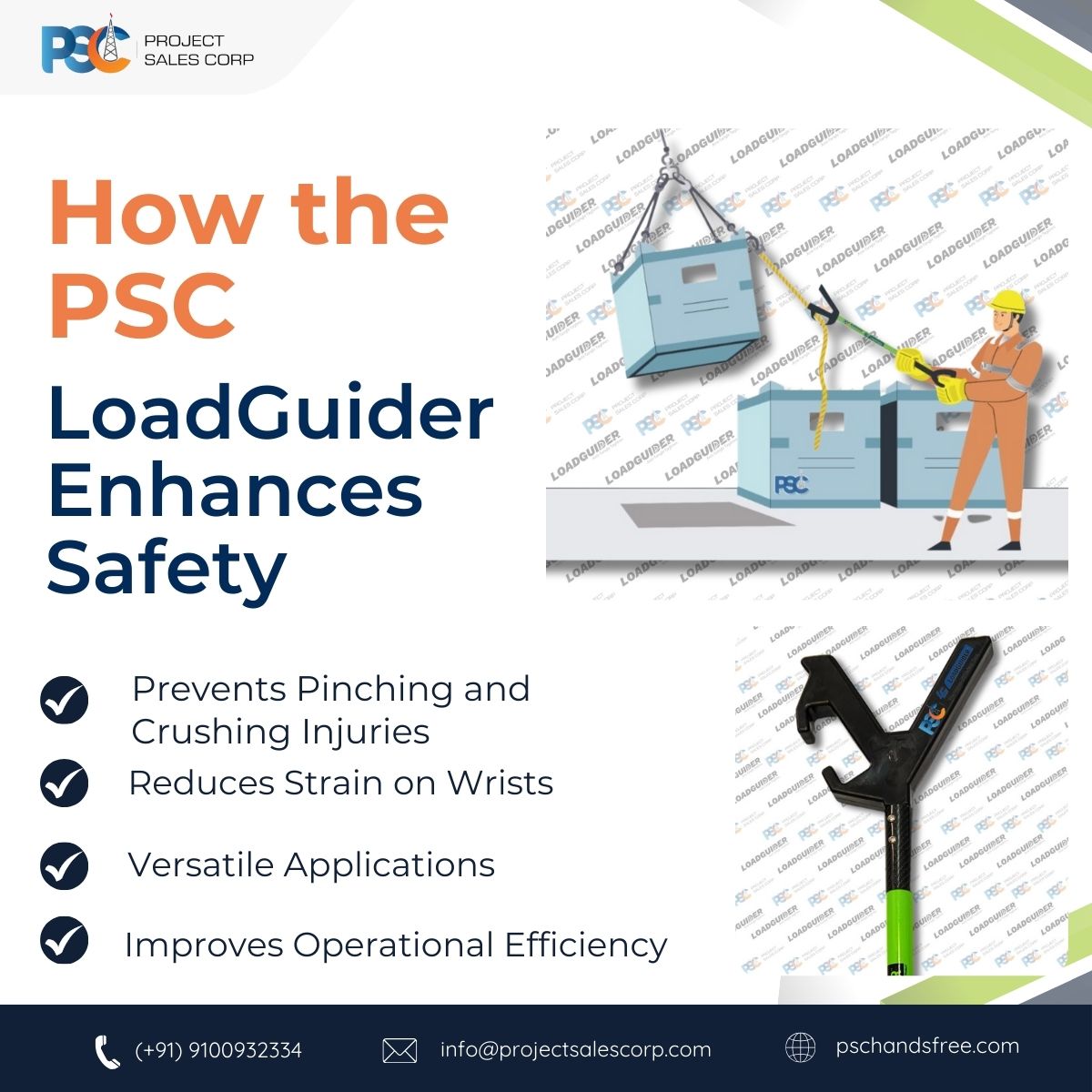 PSC LoadGuider Push/Pull Tool: Keeping Your Hands Safe During Operations