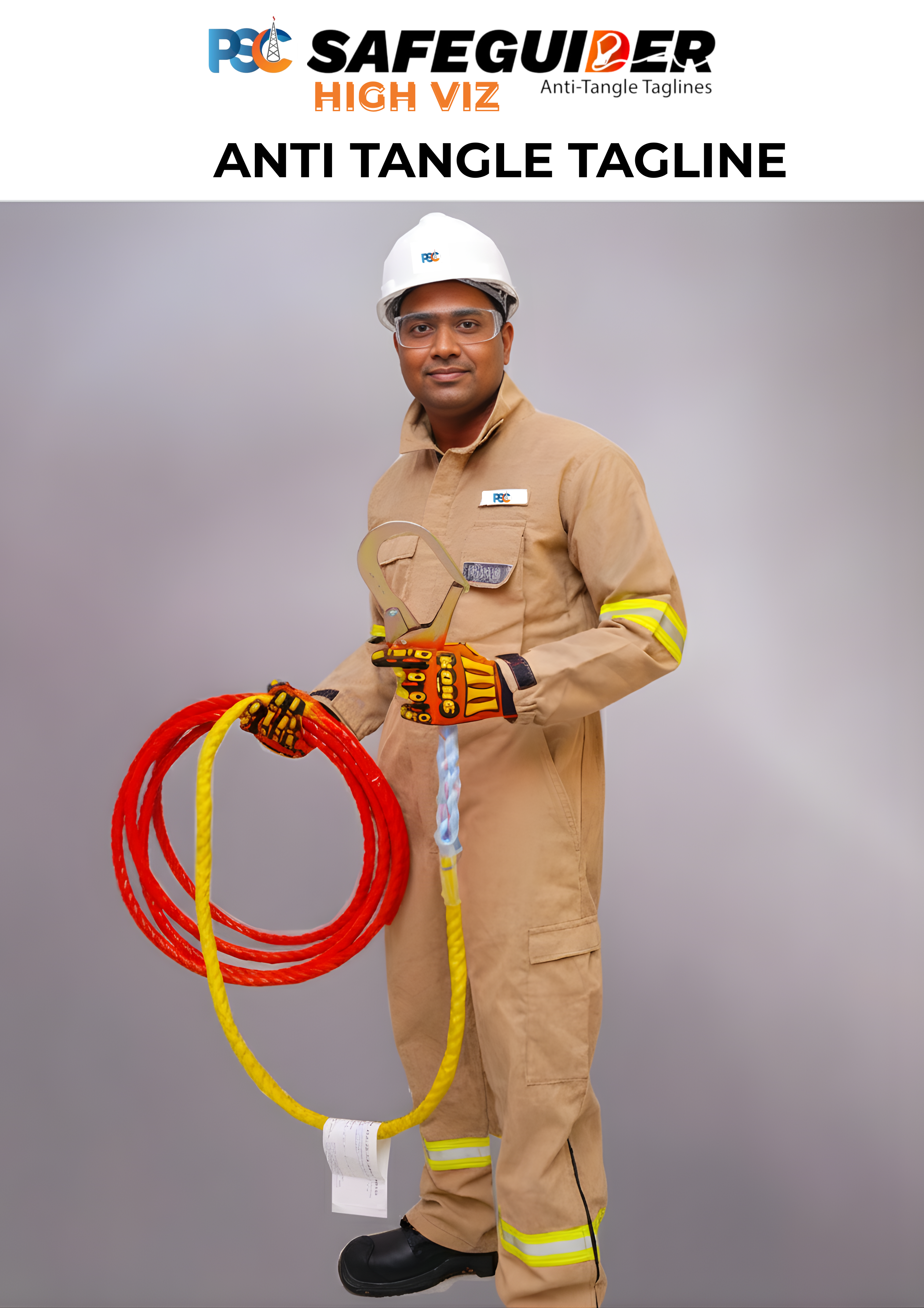 SafeGuider High-Viz AntiTangle Tagline – No Touch Hands Free Hands Off ...